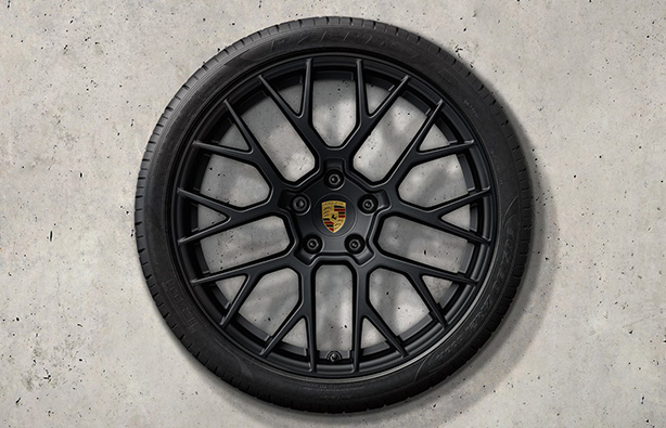 20/21" RS Spyder Summer Wheel Package (satin black) : Suncoast Porsche Parts & Accessories